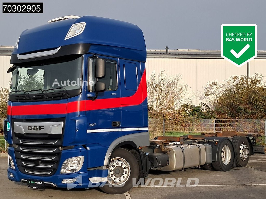 DAF XF 480 6X2 BDF Retarder SSC Lift+Steering Axle Automatic BTS-DAF vozilo za prevoz kontejnera