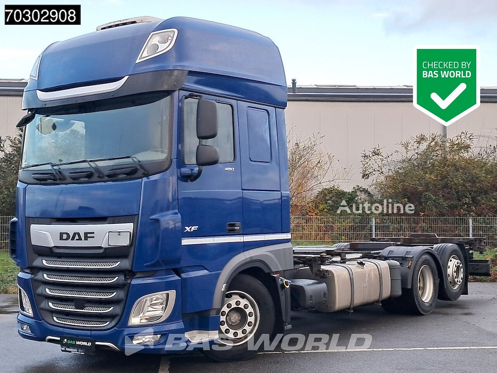 DAF XF 480 6X2 BDF Retarder SSC Lift+Steering Axle Automatic BTS-DAF vozilo za prevoz kontejnera