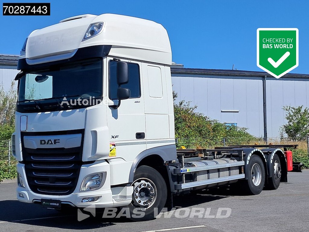DAF XF 480 6X2 Automatic SSC FAN Retarder Lift+steering Axle BTS-DAF vozilo za prevoz kontejnera