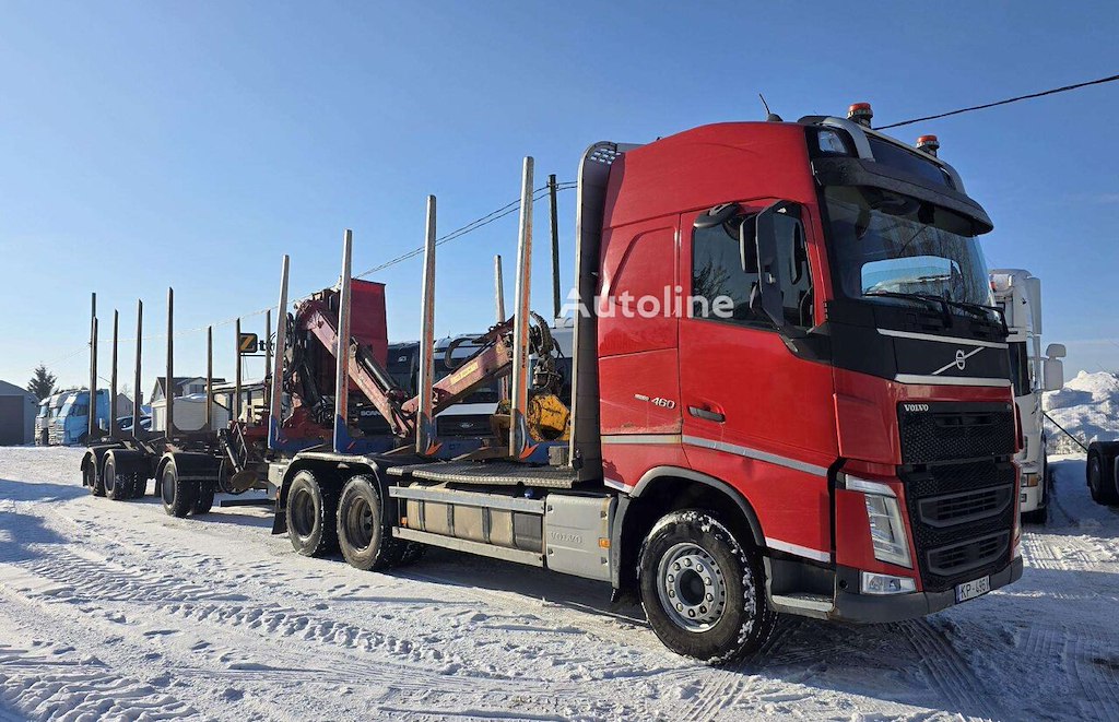 Volvo FH460 +JYKI, Loglift 96S kamion za prevoz drva