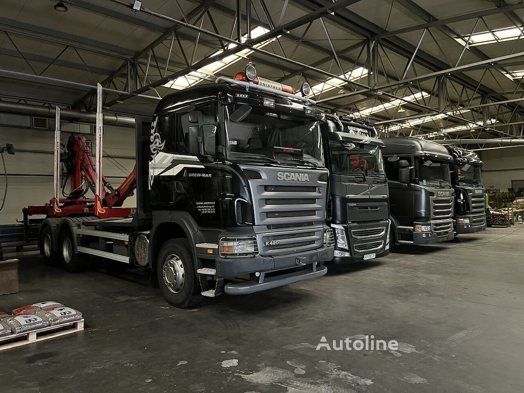 Scania R-series kamion za prevoz drva