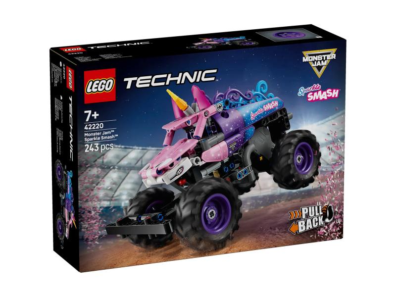 LEGO 42220 MONSTER JAM™ SPARKLE SMASH™ NA POVLAČENJE