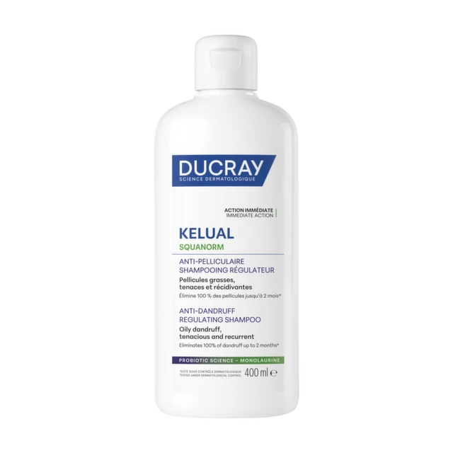 Ducray Kelual Squanorm Šampon za masnu perut, 400 ml