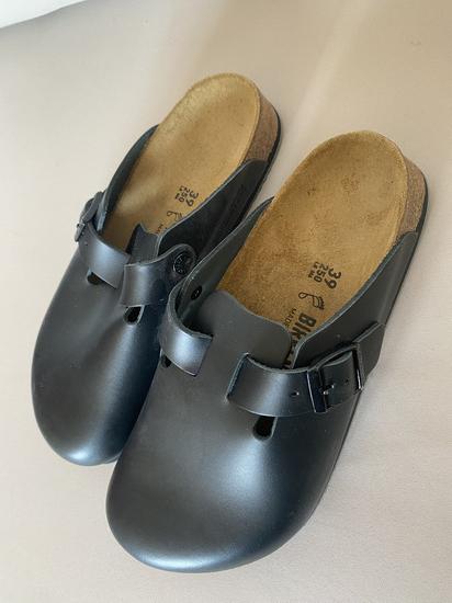 Birkenstock BOSTON NL BLACKN - REGULAR - Slippers