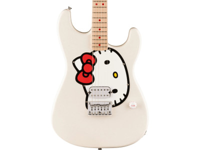 Squier By Fender Hello Kitty Stratocaster Limited Edition MN WB White