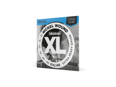 D'Addario 12-60 Extra Heavy Electric Guitar Strings EXL148