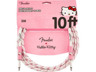 Fender PRIBOR x Hello Kitty White Pink Woven Cable