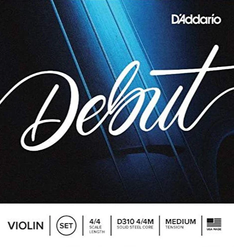 D'Addario Debut 4/4 Medium Set D310 4/4M