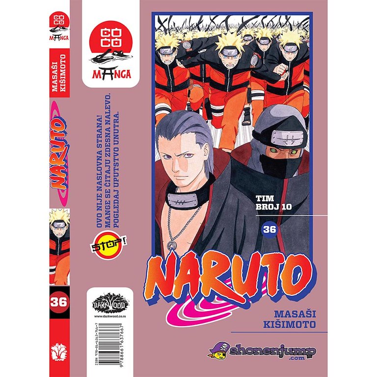 NARUTO 36 Tim broj 10