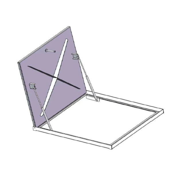 Hidraulični poklopac šahte AL 800 x 800 mm 12644ID: EK000831153