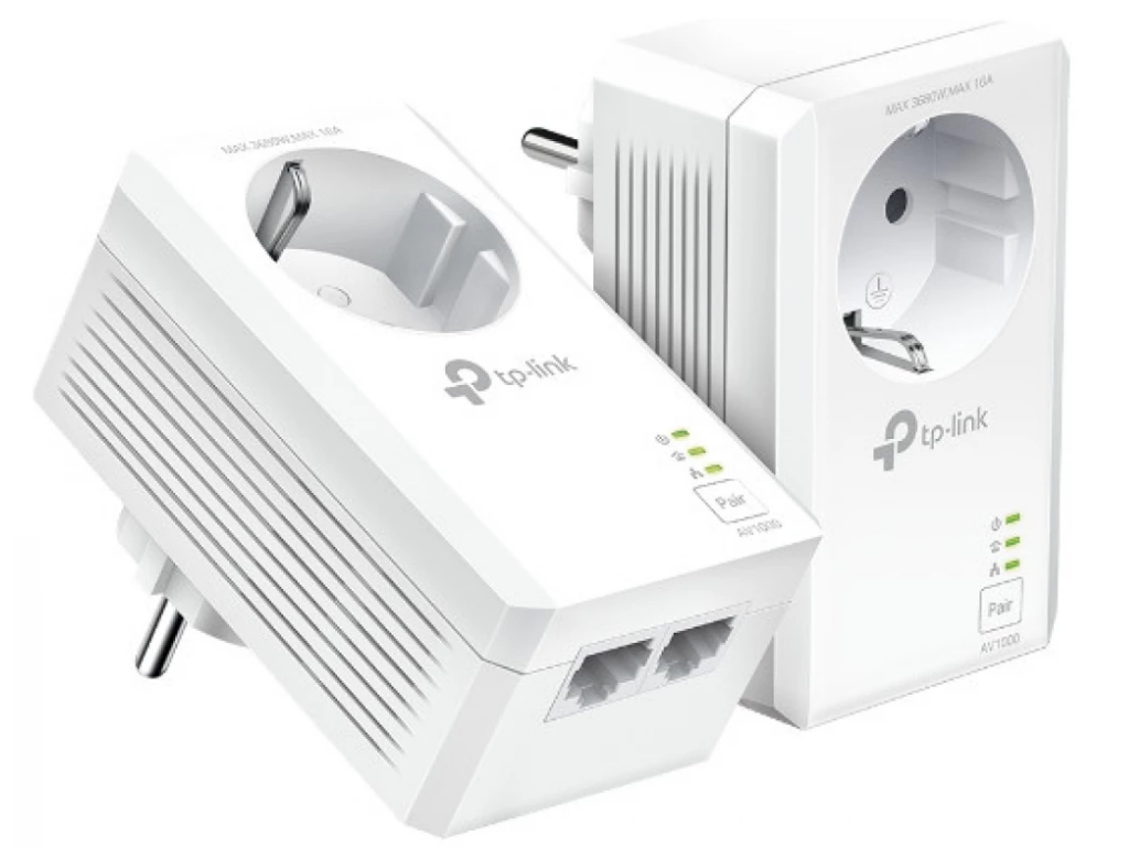 Powerline adapter TP-LINK TL-PA7027P KIT AV1000/1000Mbps/Homeplug AV/2x RJ-45/uticnica/300mID: EK000832537