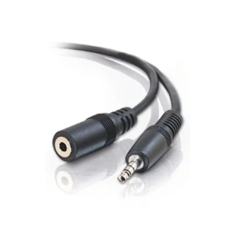 Kabl audio 3.5mm - 3.5mm M/F (produžni) 3m crni