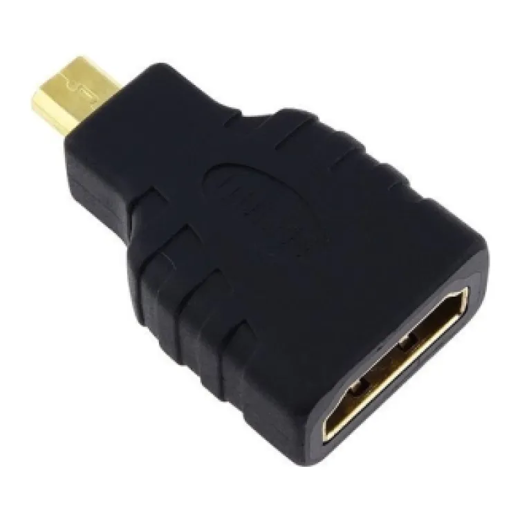 Adapter Micro HDMI (M) - HDMI (F) crni