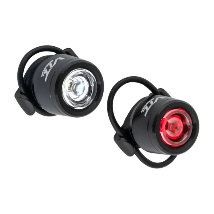 Treptač set solo alu white/red led