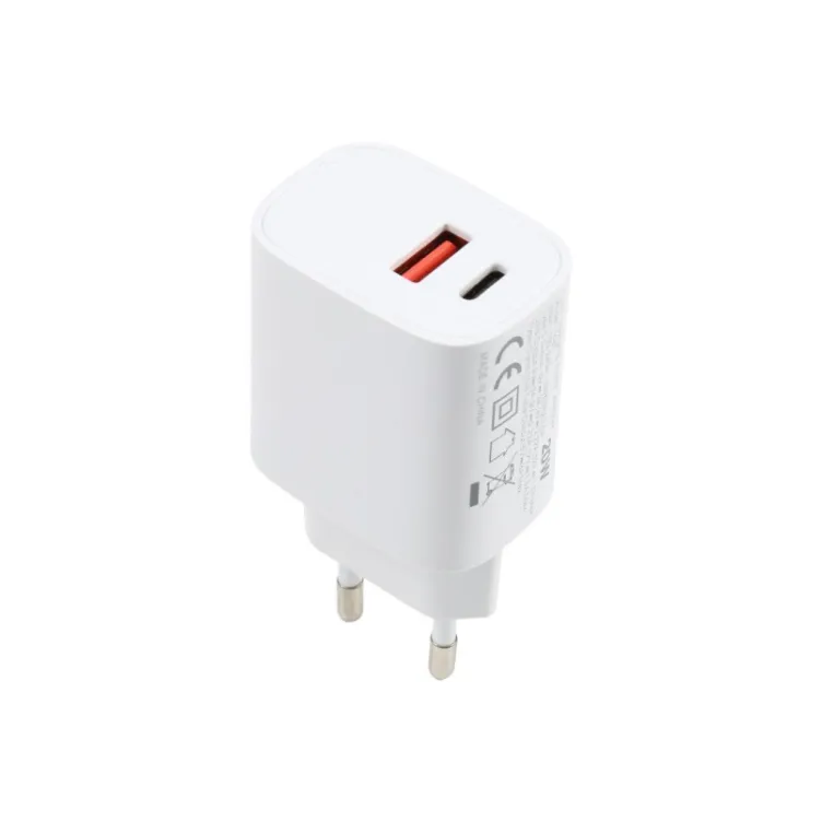 Strujni Fast punjac 1xUSB A+1xTIP C 20W