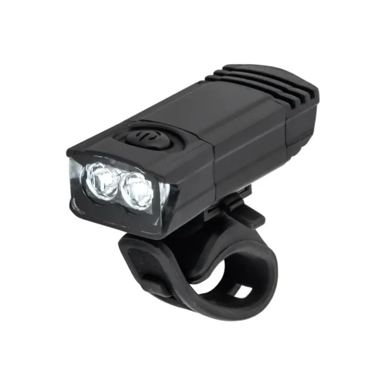 Prednje svetlo na volan sa punjivom litijum baterijom na usb crno led 50 lm