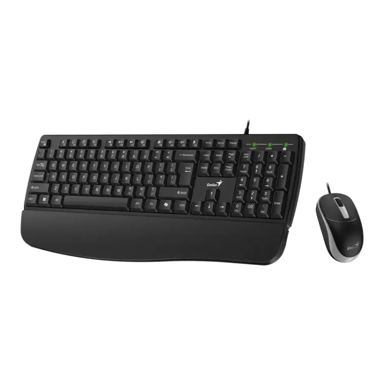 KM-123 USB US crna tastatura+ USB crni miš