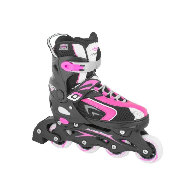 Roler xs (29-32) crno rozi pvc šina abec-5