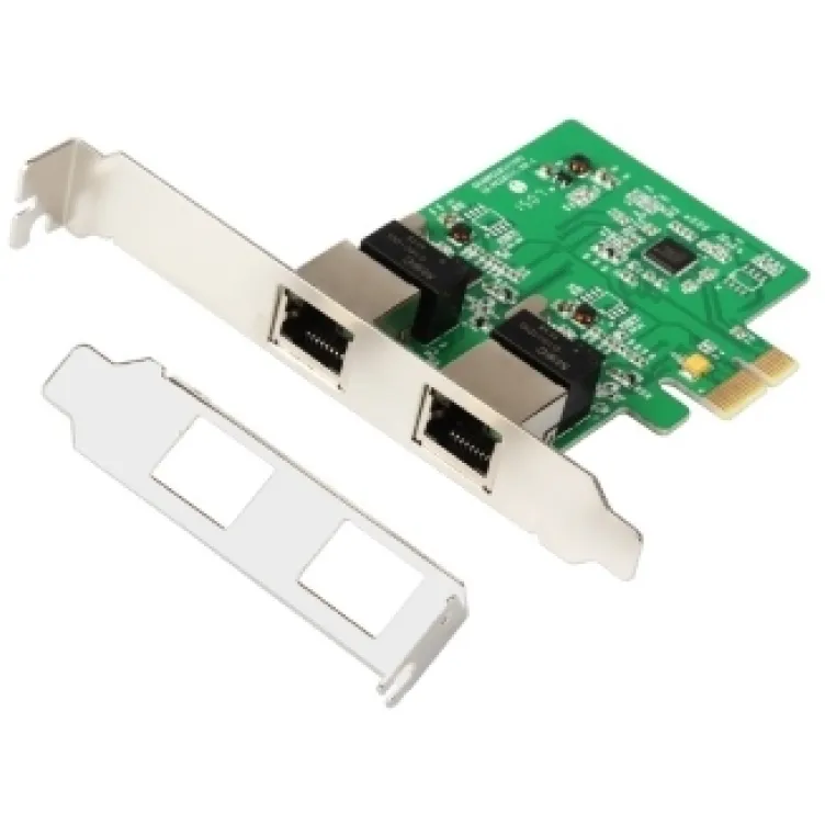 PCI-Express kontroler 2-port Gigabit Ethernet