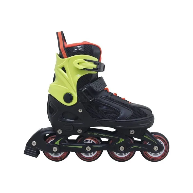 Roler xs (29-32) crno neon zeleni alu abec-5 pu točkići