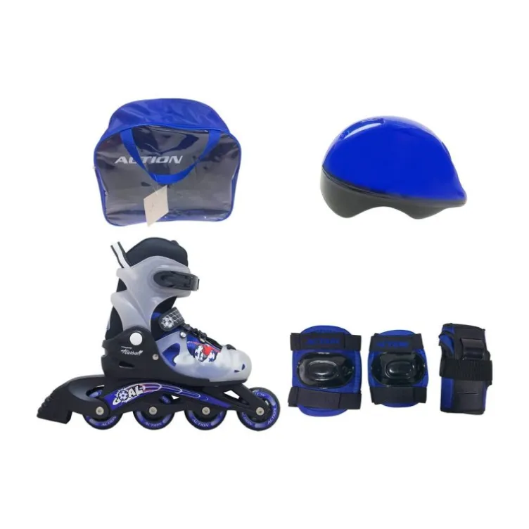 Roler dečiji set s (30-33) plavi pvc abec-5