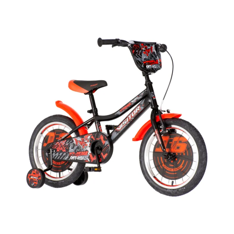 Bicikl visitor xtreme 16" crno sivi