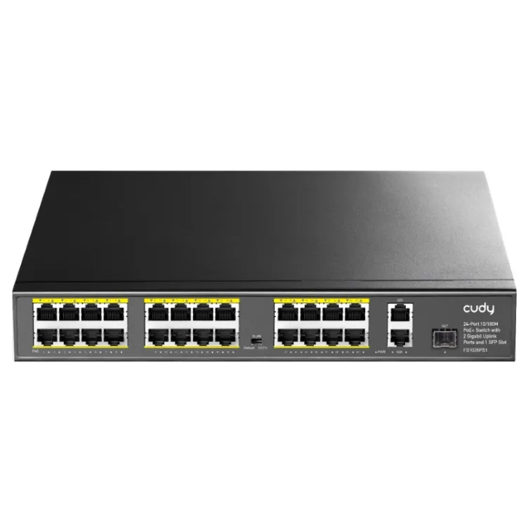 FS1026PS1 PoE+ 26port switch