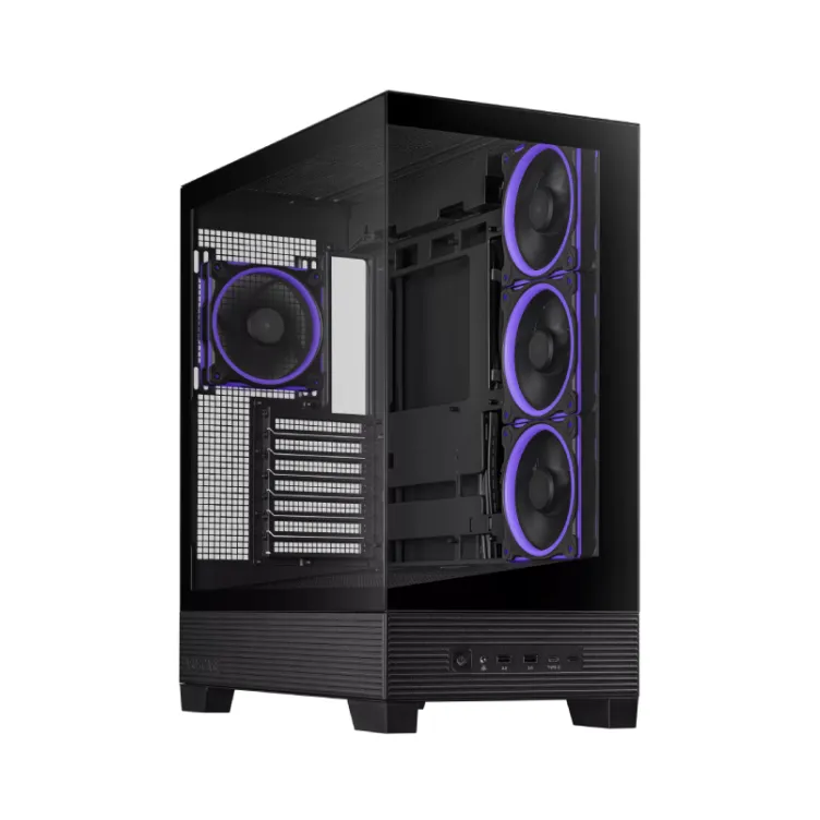 A31 PLUS TG ARGB BLACK ATX kućište crno