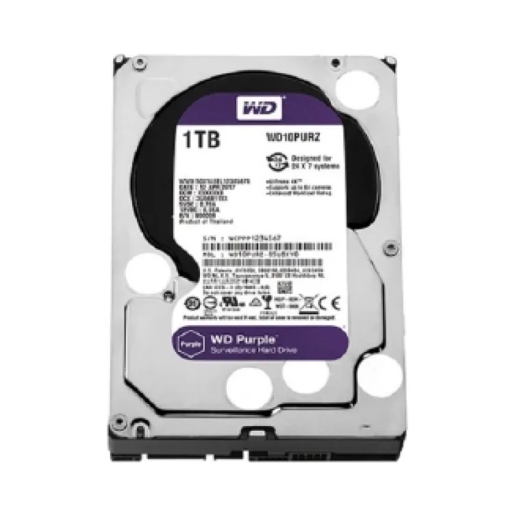 1TB 3.5 inča SATA III 64MB IntelliPower WD10PURZ Purple hard disk