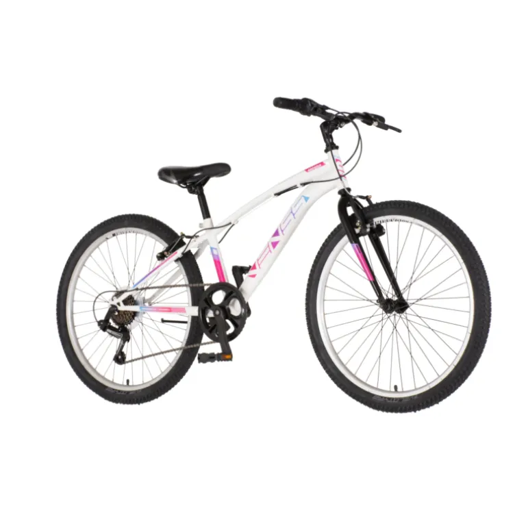 Bicikl venssini arcadia 24" belo roze