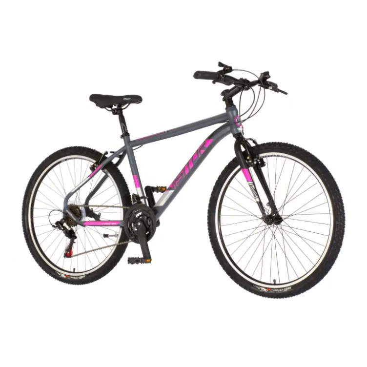 Bicikl visitor radiance 26" sivo roze