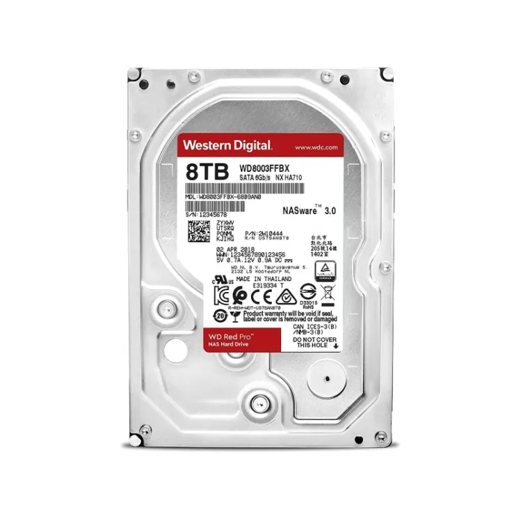8TB 3.5 inča SATA III 256MB 7.200rpm WD8003FFBX Red Pro outlet