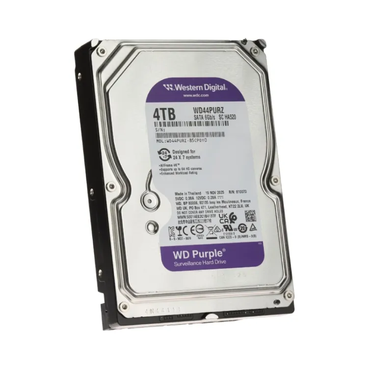 4TB 3.5 inča SATA III 128MB IntelliPower WD44PURZ Purple hard disk