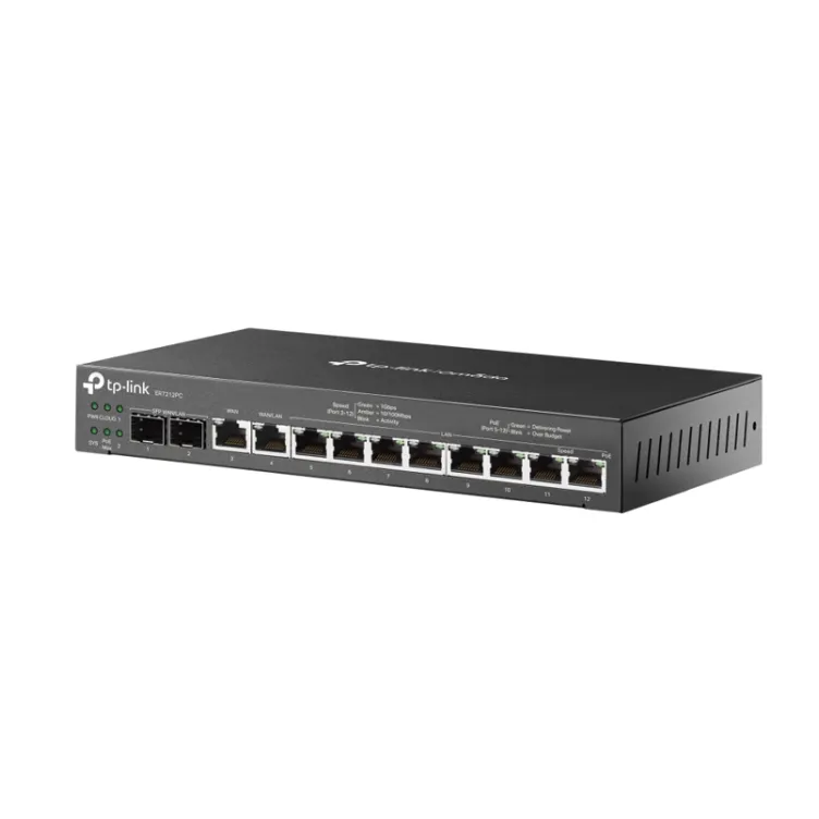 ER7212PC 3U1 kontroler+VPN Firewall ruter+Poe switch