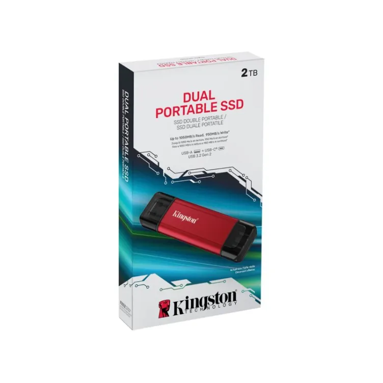 Dual Portable 2TB eksterni SSD SPSD/2TB