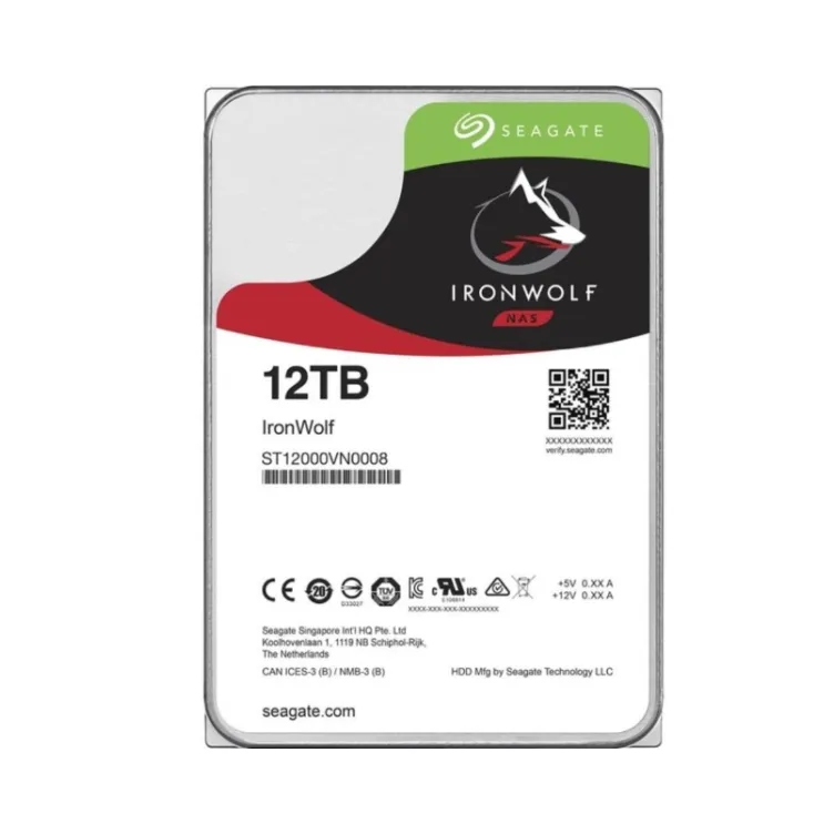 12TB 3.5 inča SATA III 256MB ST12000VN0008 Ironwolf hard disk