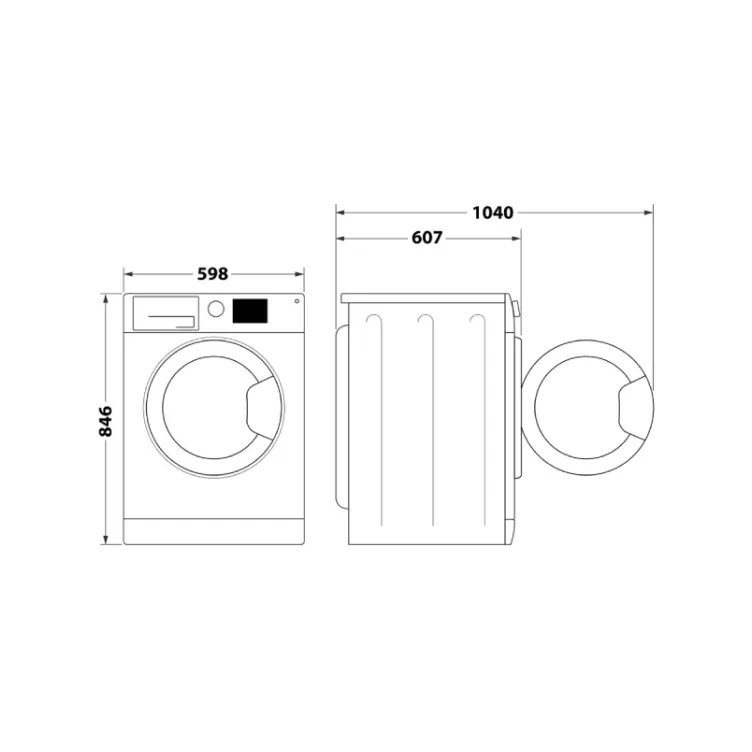 WP C8 WBS EE mašina za sušenje veša - toplotna pumpa