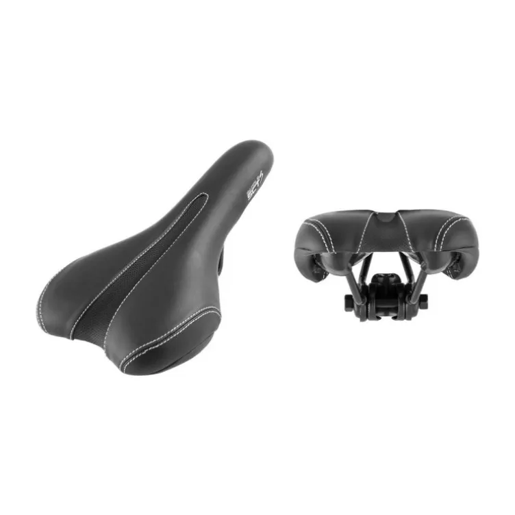 Sedlo gw crno sivo sport comfort 270 x 150 mm