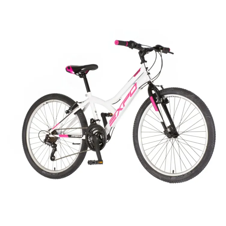 Bicikl explorer spy 24" belo roze