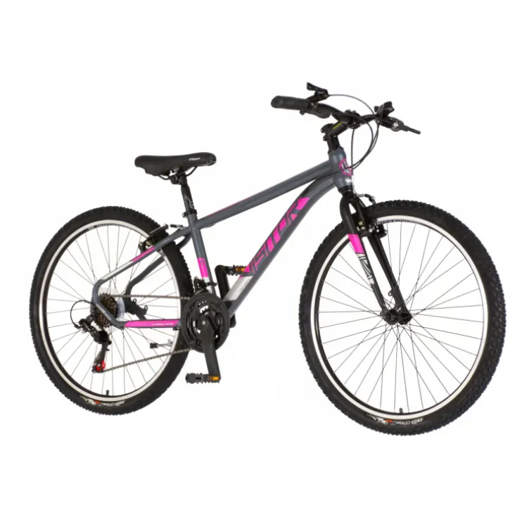 Bicikl visitor radiance 26" sivo roze