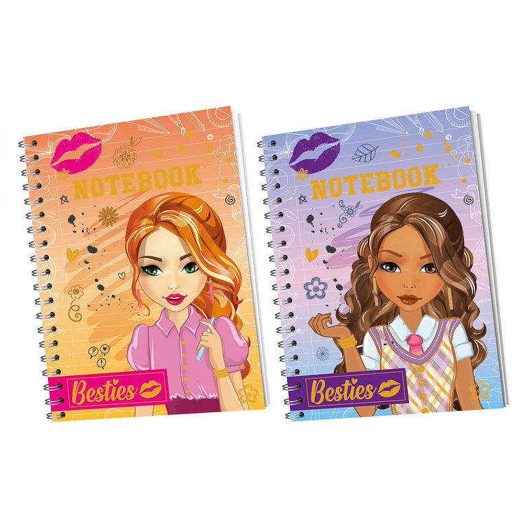 BESTIES NOTES 60 LISTOVA A6 2ASS 140016