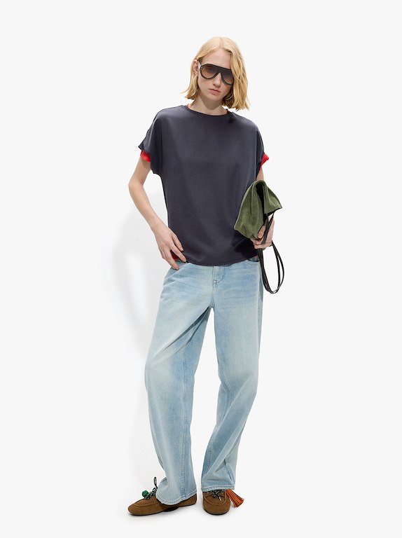 100% LYOCELL PLAIN T-SHIRT