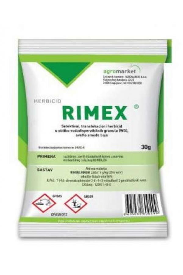 RIMEX 30G
Šifra: 5801 JM: KOM