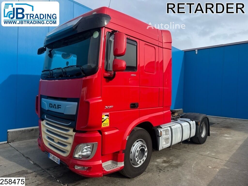 DAF XF 480 EURO 6, Retarder, PTO, ACC, Standairco tegljač