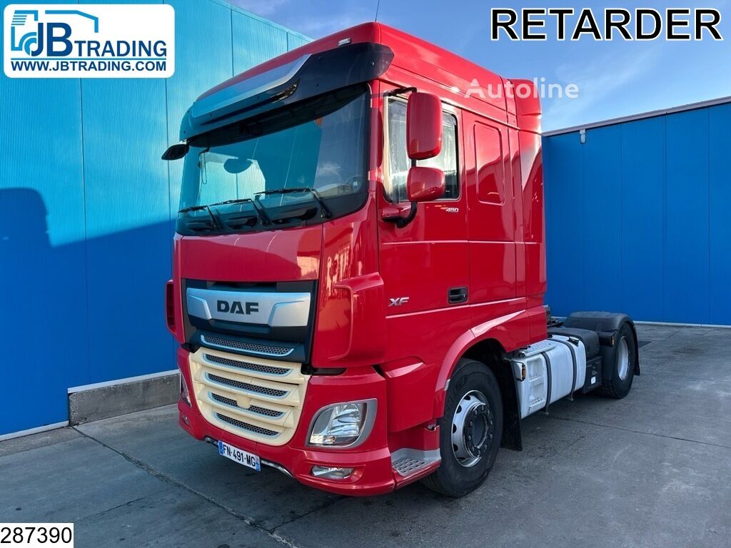 DAF XF 480 EURO 6, Standairco, Retarder, PTO tegljač