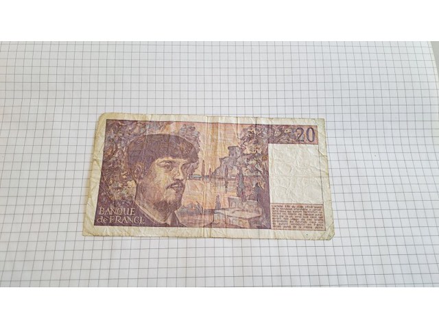 FRANCUSKA 20 FRANCS 1993 GODINA