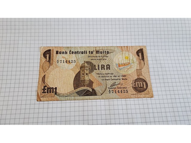 MALTA 1 LIRA 1967 GODINA