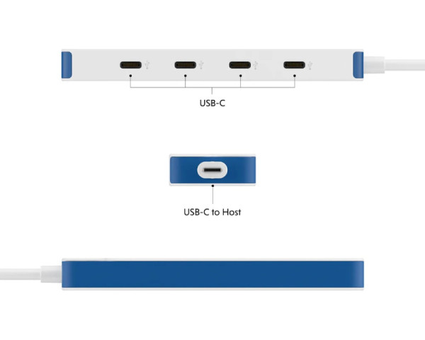 TARGUS HyperDrive Flex 4 Port USB-C Hub plavi (HD5201BUGL)