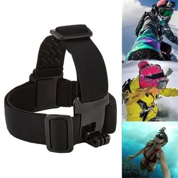 ADJUSTABLE HEAD STRAP FOR GOPRO HERO 4/5/6/7/8/9/10/11 - BLACK