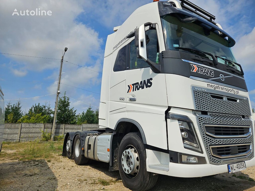 Volvo FH16 550 6x2 boogie semi low-bed trailer tegljač